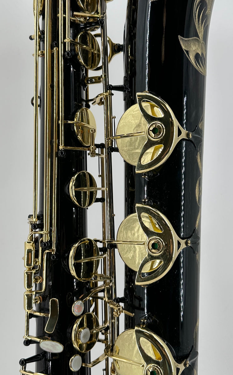 Used Black Lacquer Selmer Low A SA 80 Series II Baritone Saxophone Ser ...